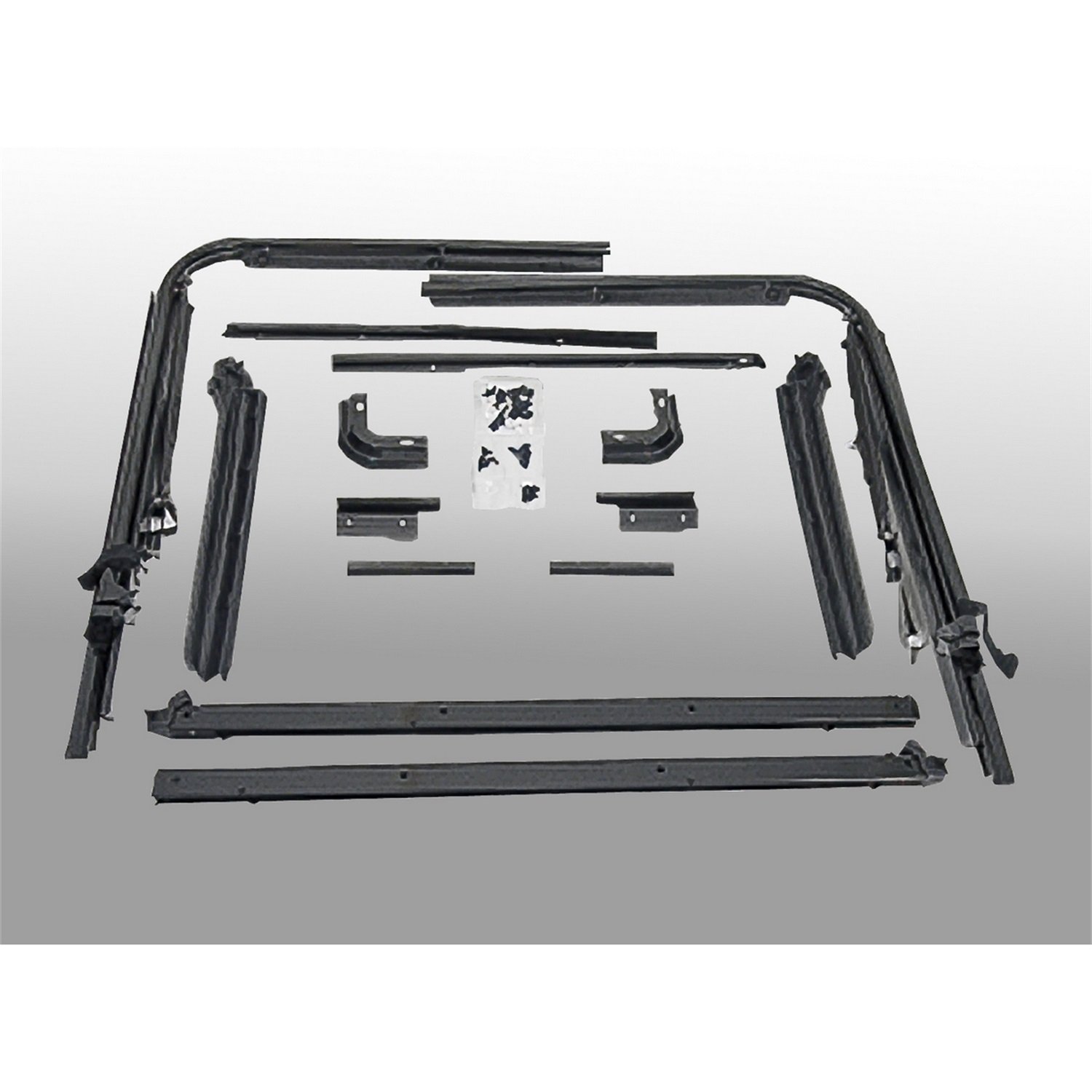 Rugged Ridge 13510.01 Soft Top Hardware Kit, Factory Replacement; 87-95 Jeep Wrangler YJ