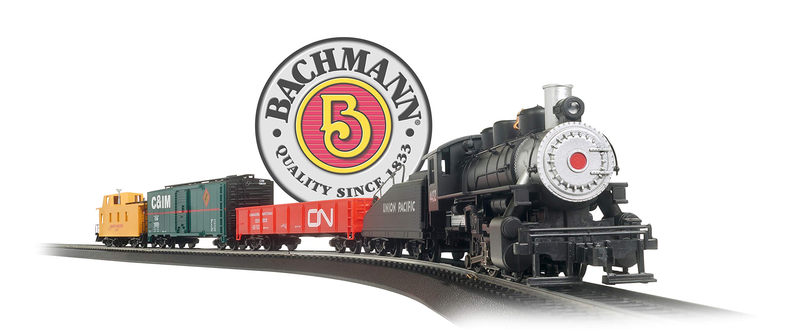 Bachmann Trains - Pacific Flyer Ready To Run Electric Train Set - HO Scale