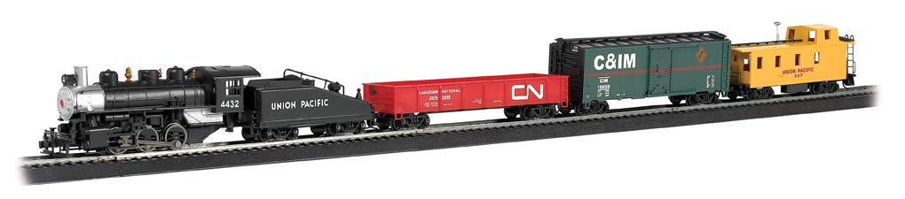 Bachmann Trains - Pacific Flyer Ready To Run Electric Train Set - HO Scale