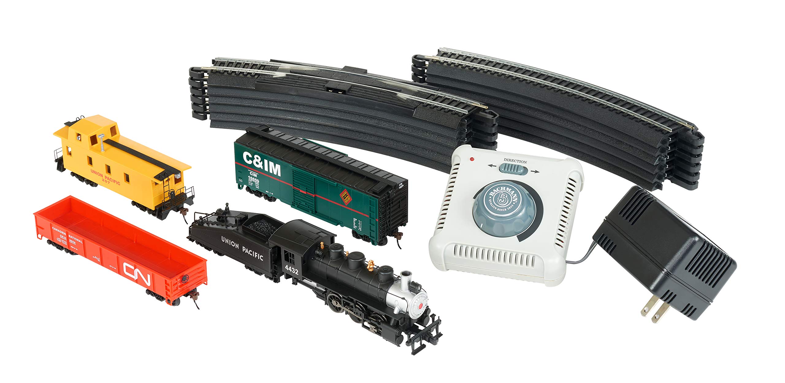 Bachmann Trains - Pacific Flyer Ready To Run Electric Train Set - HO Scale