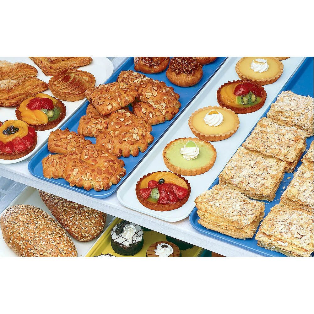 Cambro 630MT148 White 6-7/16"x 30" Market Display Tray - 12 / CS