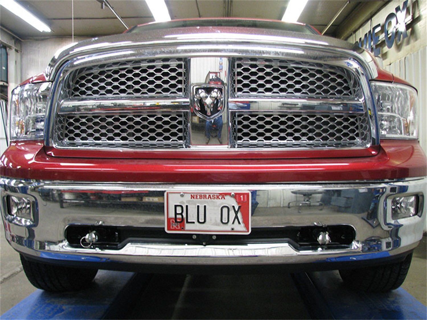 Blue Ox BX1986 Baseplate - Dodge 1500 Pickup , Black