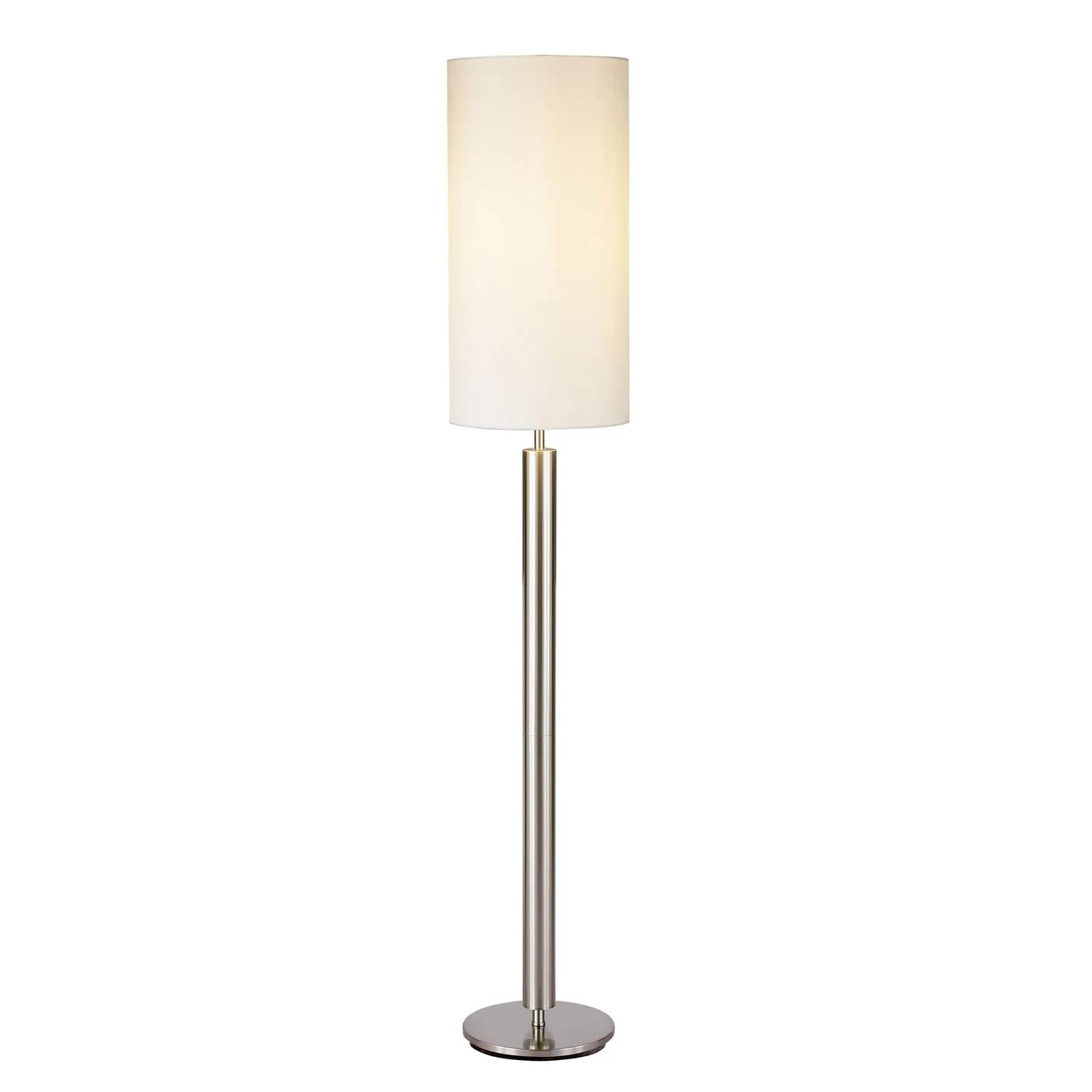Adesso 4173-22 Hollywood Table, 27 in, 100W Incandescent, Brushed Finish, 1 Small Lamp, Satin Steel
