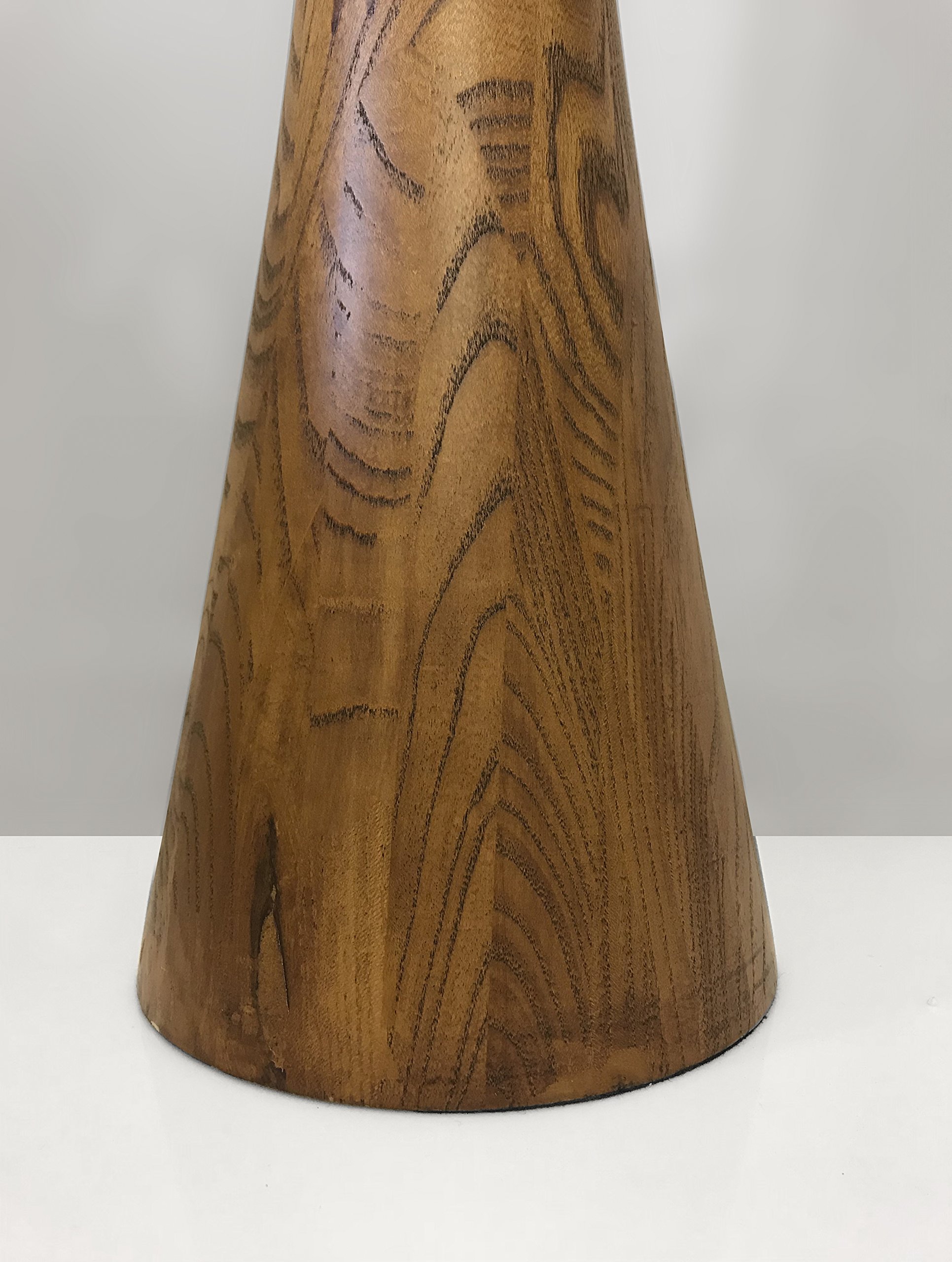 Adesso Home 3201-15 Contemporary Modern One Light Floor Lamp from Espresso Collection in Bronze/Dark Finish, 10.00 inches, Walnut Poplar Wood