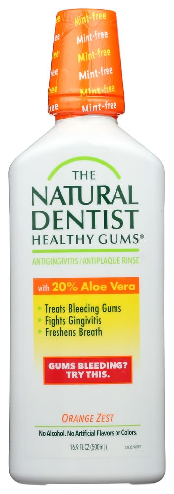 The Natural Dentist Daily Healthy Gums Antigingivitis Rinse Orange Zest 16.90 oz (Pack of 5)