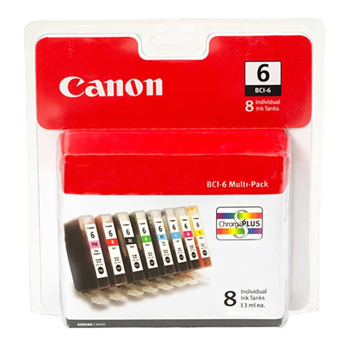 Canon BCI-6 8 Color Multi Pack Compatible to iP8500, i9900