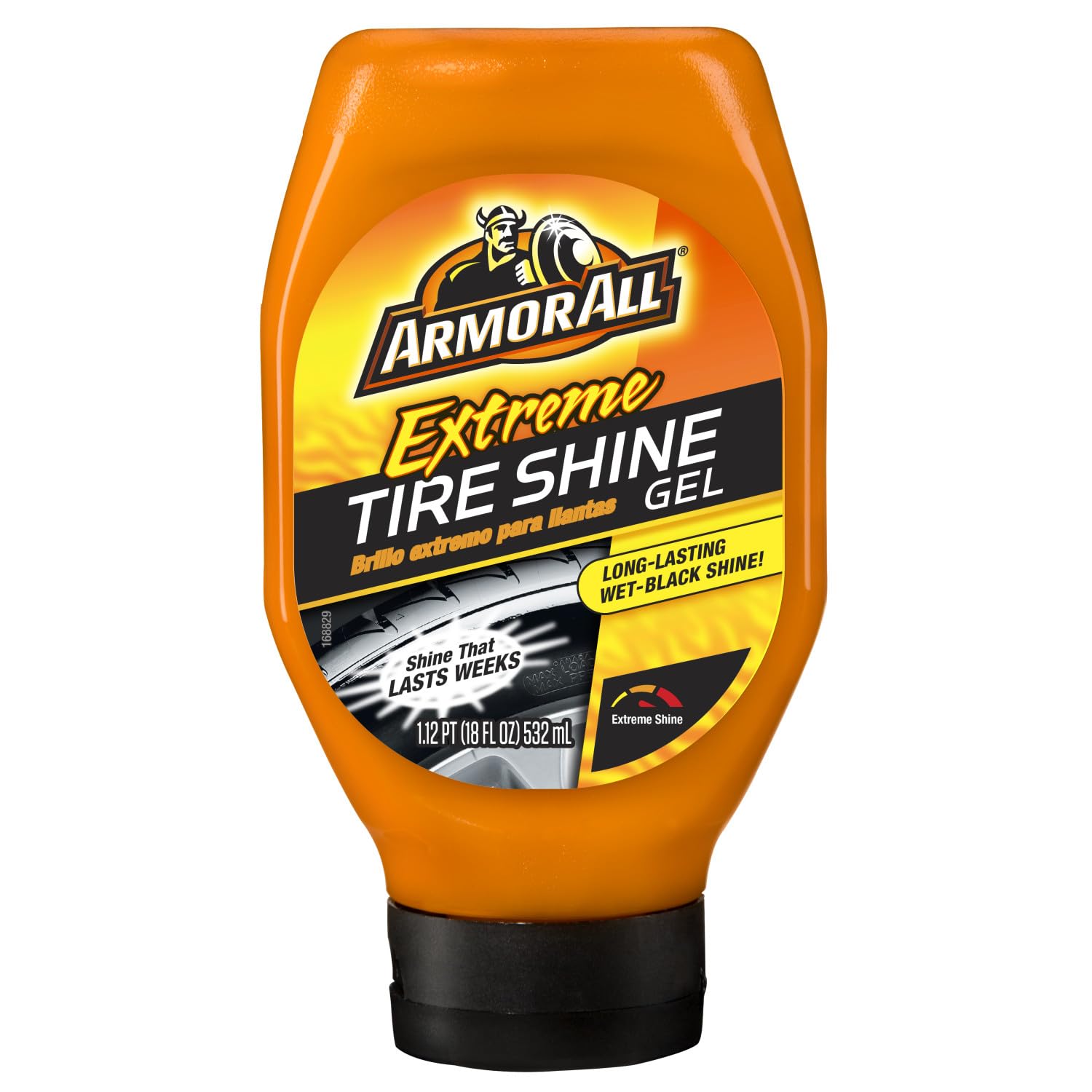Extreme Tire Shine Gel by Armor All, Tire Shine for Restoring Color and Tire Protection, 18 Fl Oz