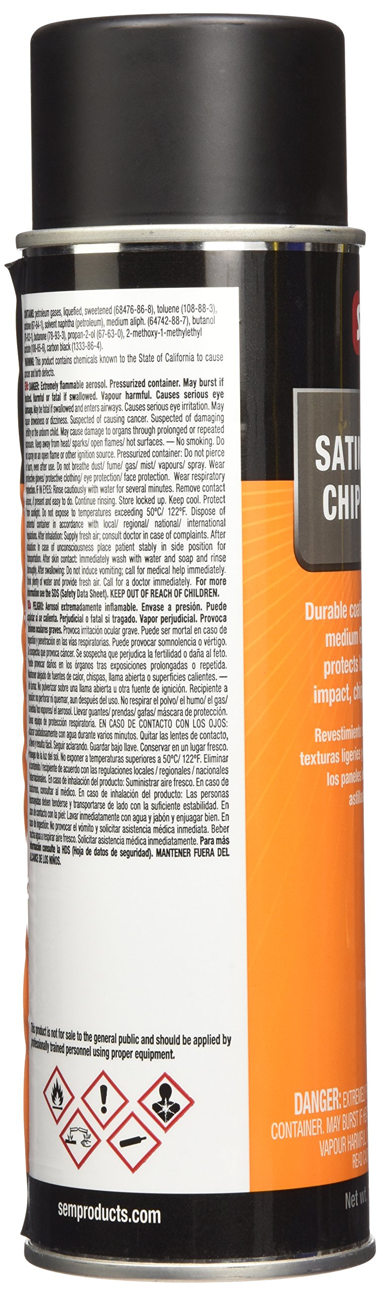 SEM 39813 Satin Black Chipguard - 14.82 oz.