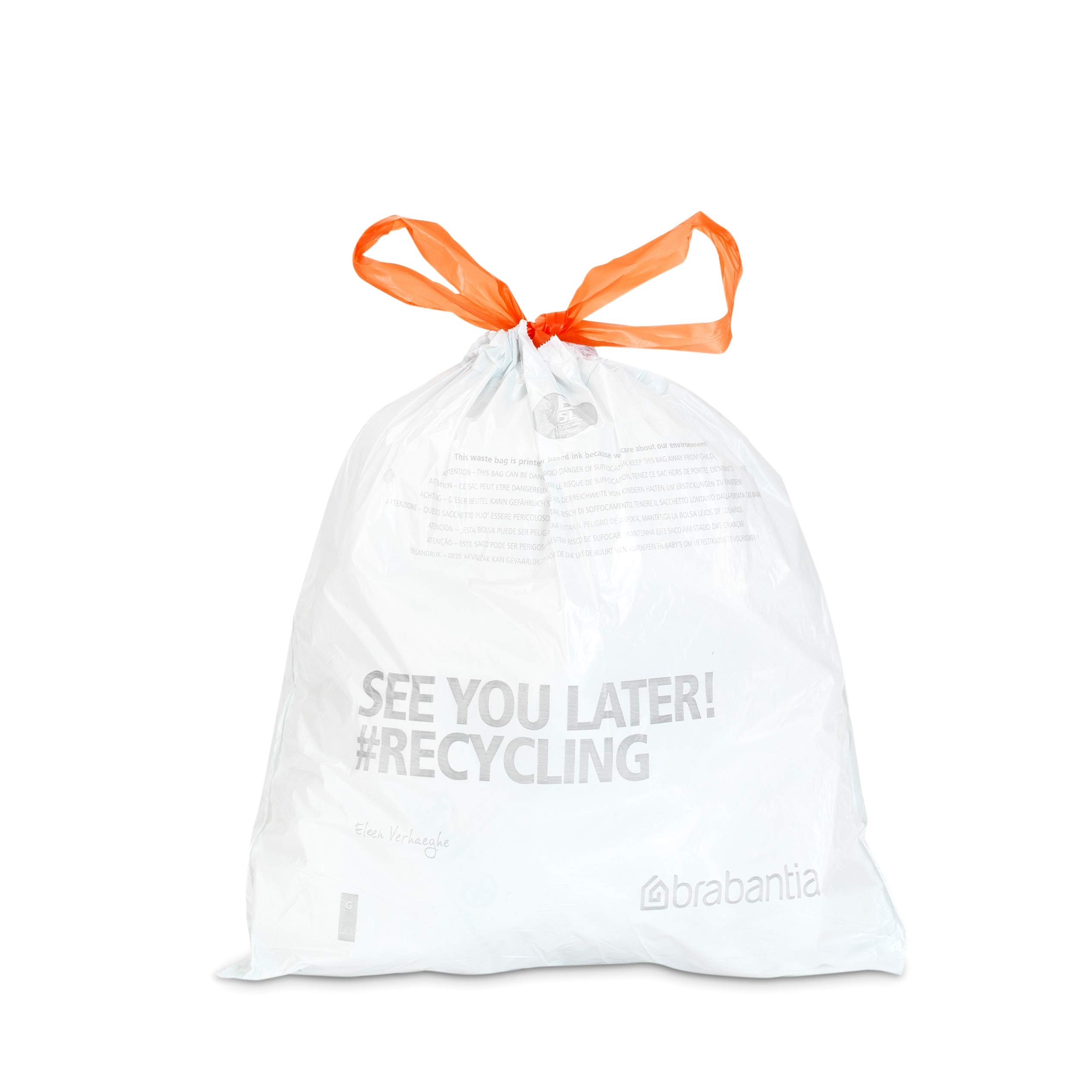Brabantia Bin Liners, Size B, 5 L - 60 Bags