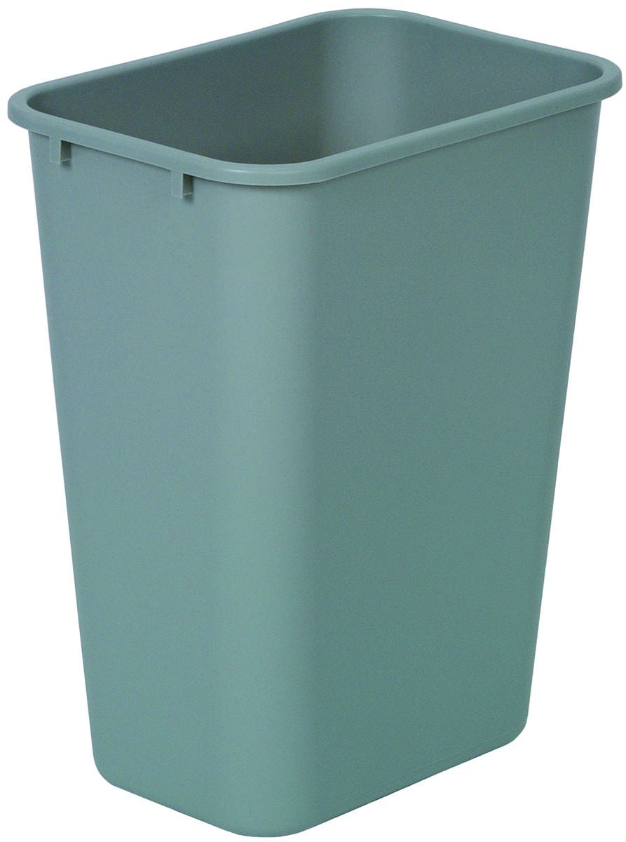 Wastebasket 41.25QT-Grey, EA, 10-0306 Continental MFG Company Waste RECEPTACLES