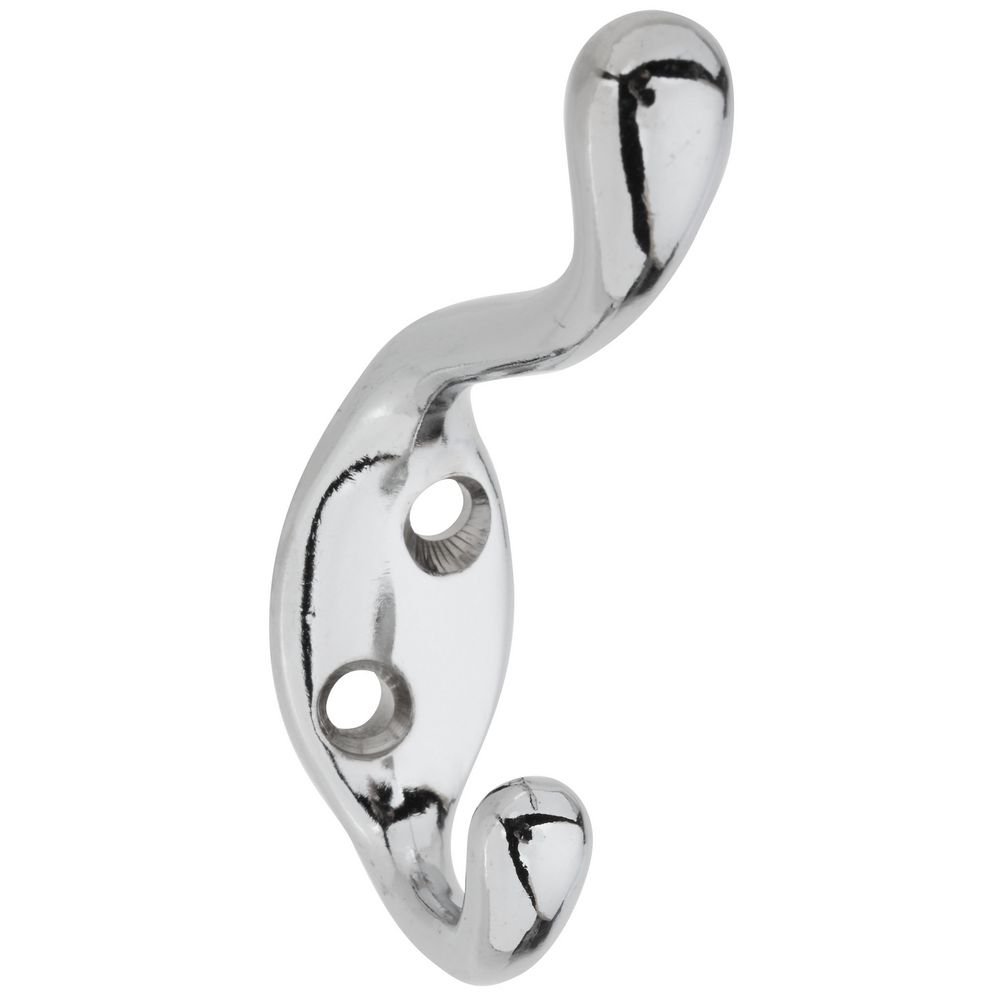 National Hardware N273-516 V166 Heavy Duty Coat and Hat Hook in Chrome