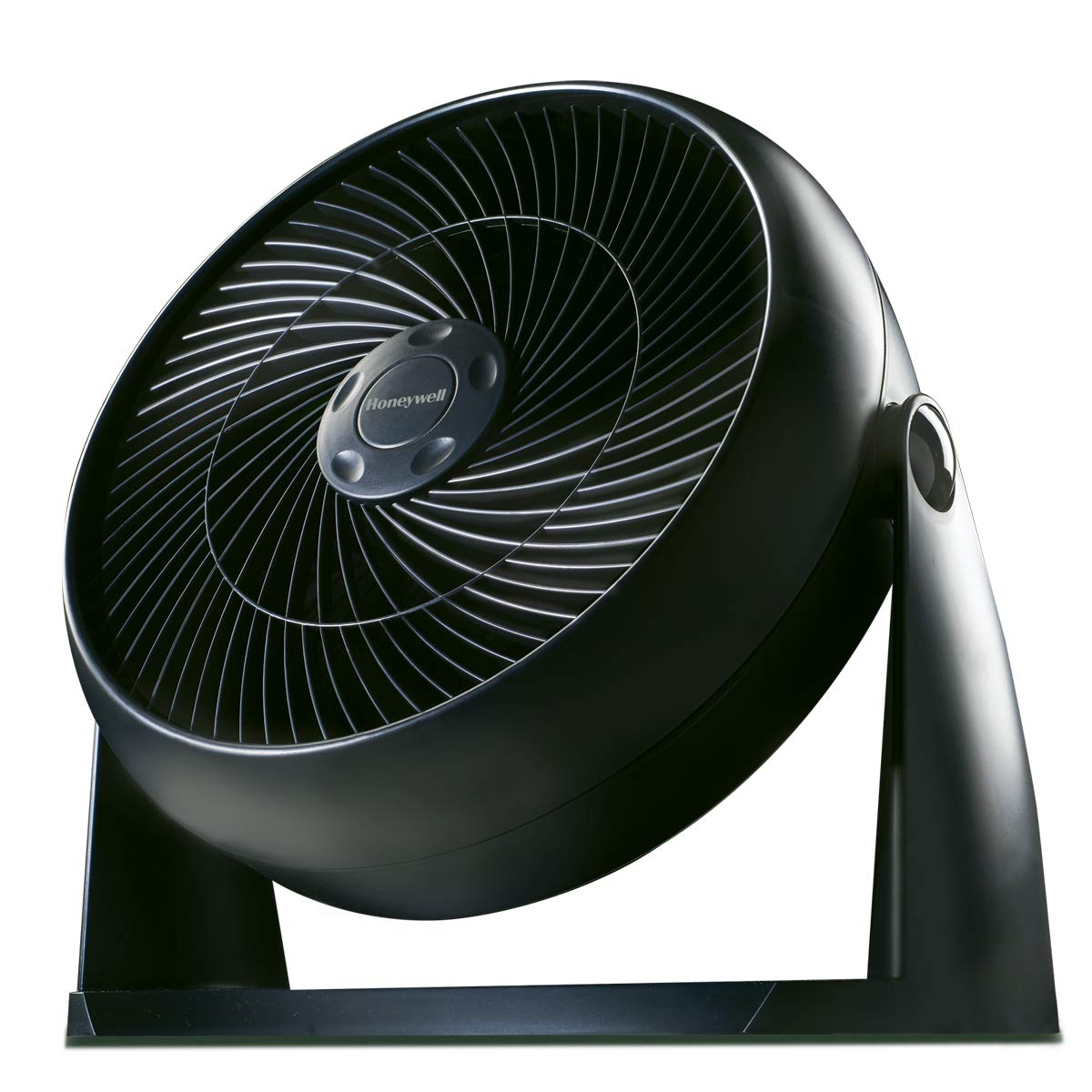 Honeywell HT-908 TurboForce Room Air Circulator Fan, Medium, Black –Quiet Personal Fanfor Home or Office, 3 Speeds and 90 Degree Pivoting Head