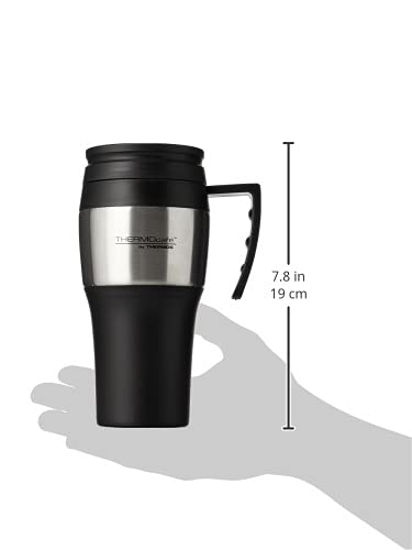 Thermos Thermocafé Steel Travel Mug-Black