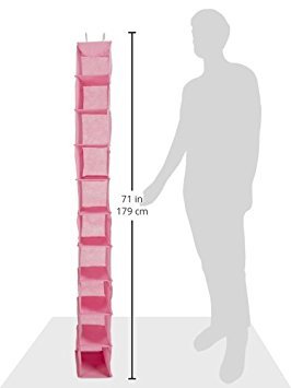 Whitmor Hanging Shoe Shelves, Pink