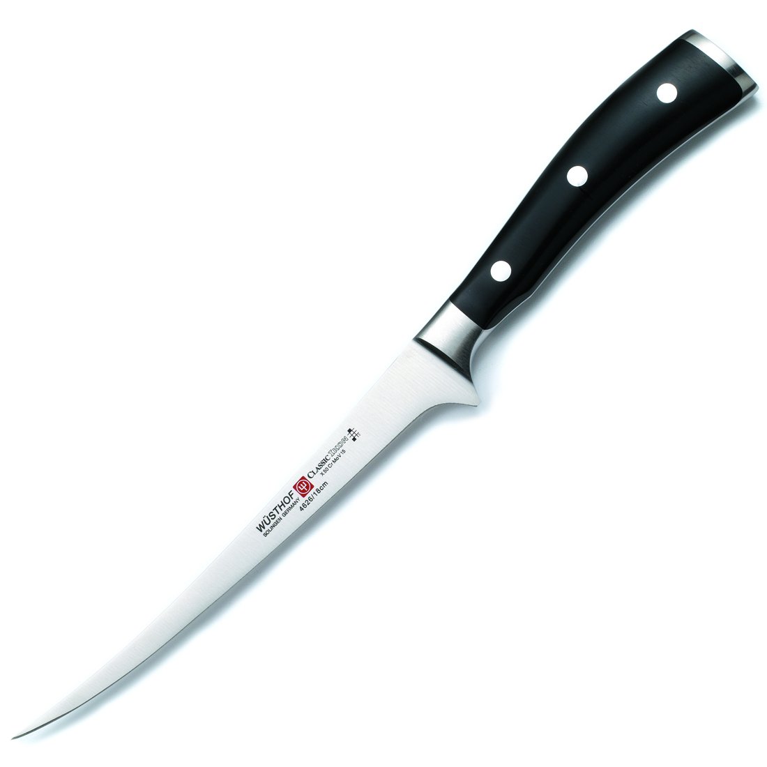 Wusthof Classic IKON Fillet Knife, One Size, Black, Stainless