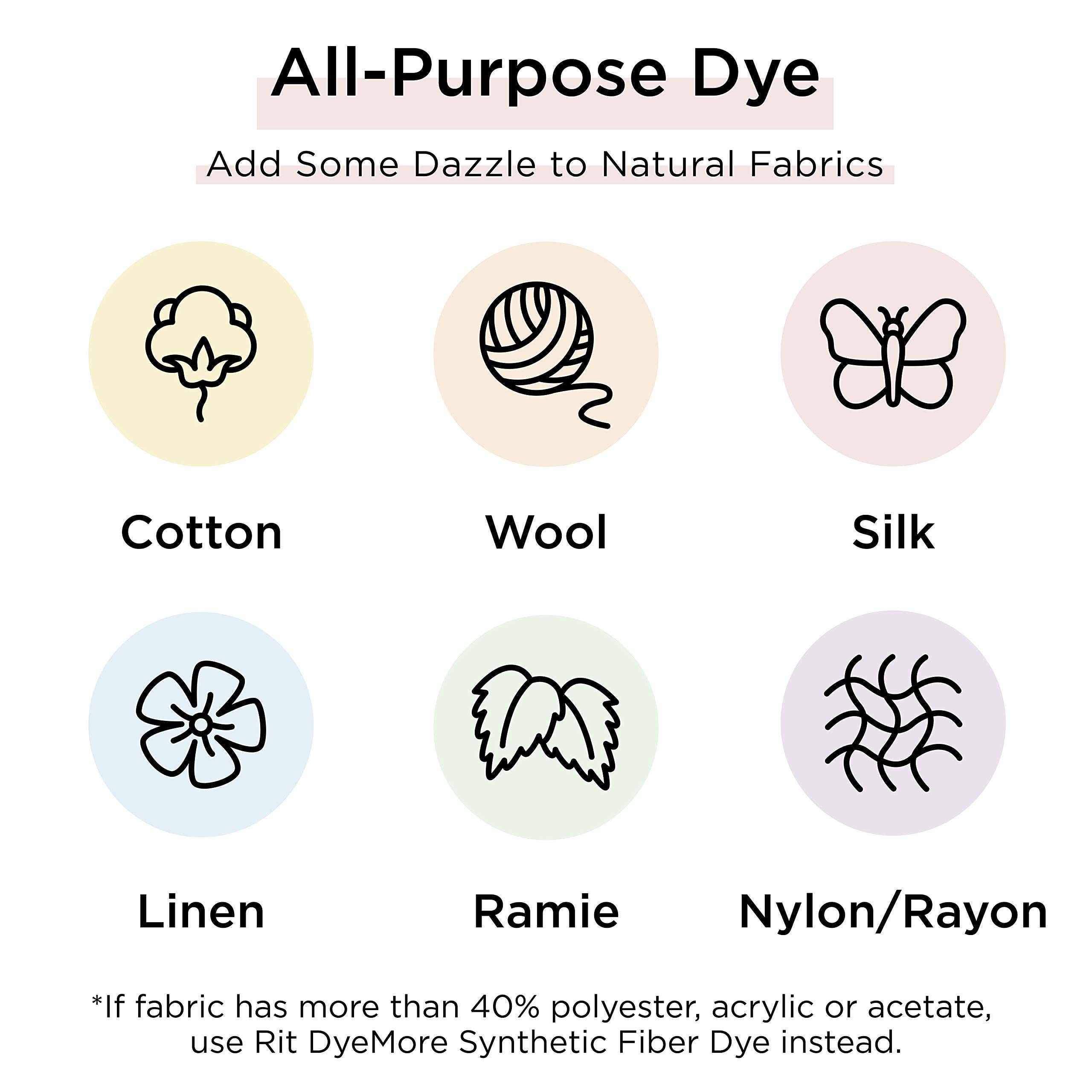 Rit Dye 88150 All Purpose Liquid Dye, Black, 8 Fl Oz