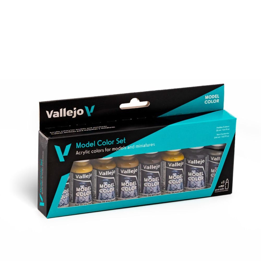 Vallejo Panzer Colors Paint Set #8, 17ml