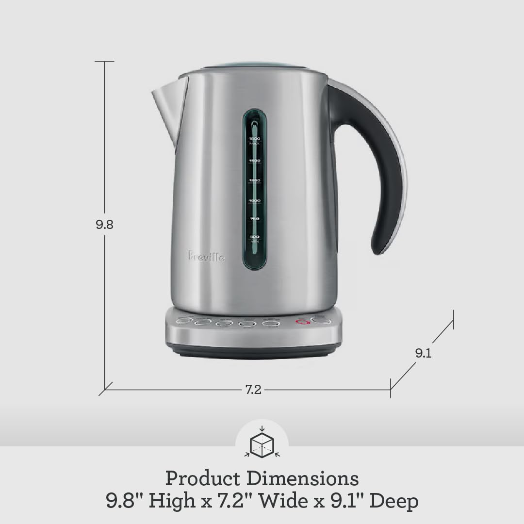 Breville IQ Electric Kettle, Brushed Stainless Steel, BKE820XL