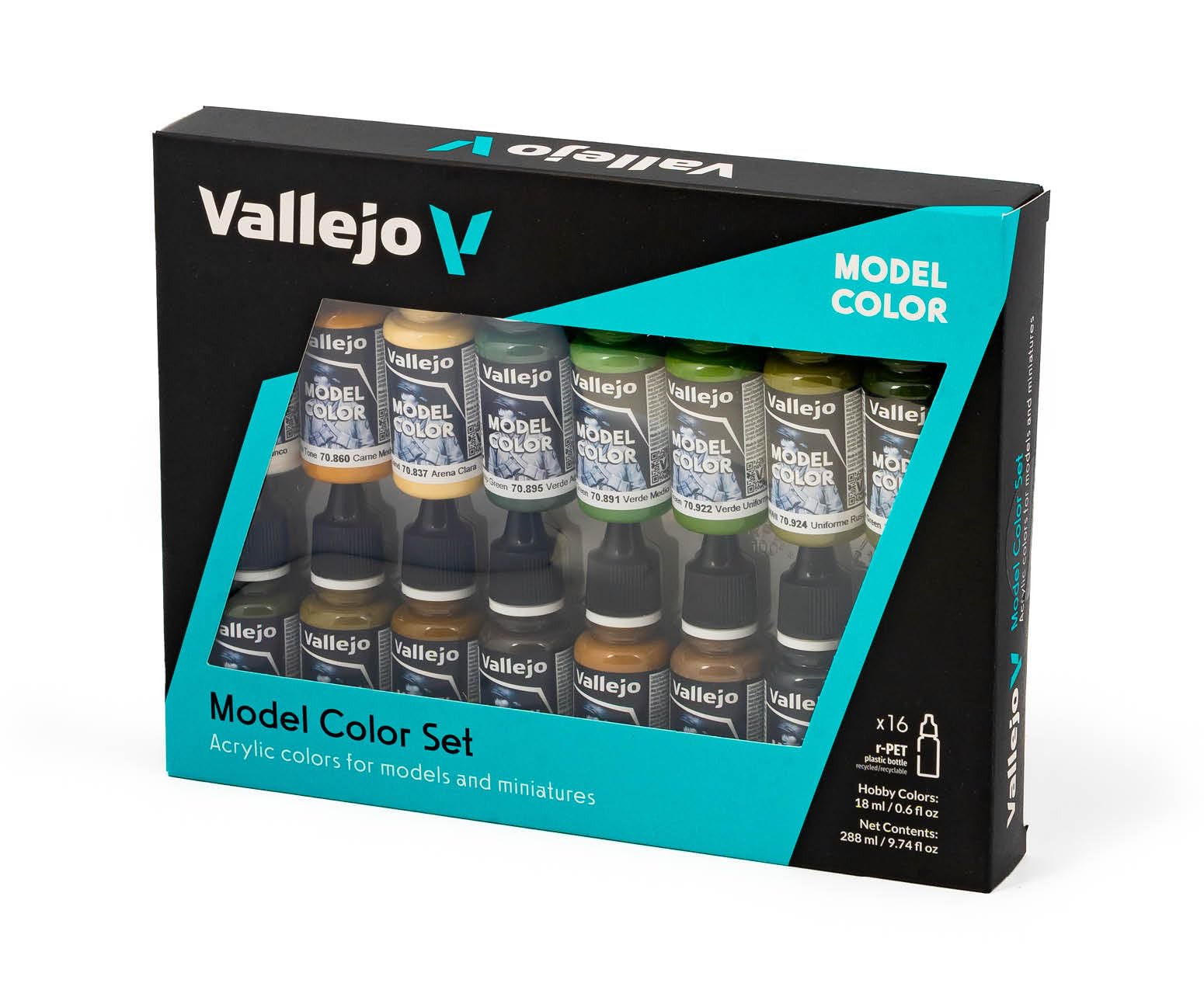 Vallejo WWII Allied Forces Paint Set #9, 17ml