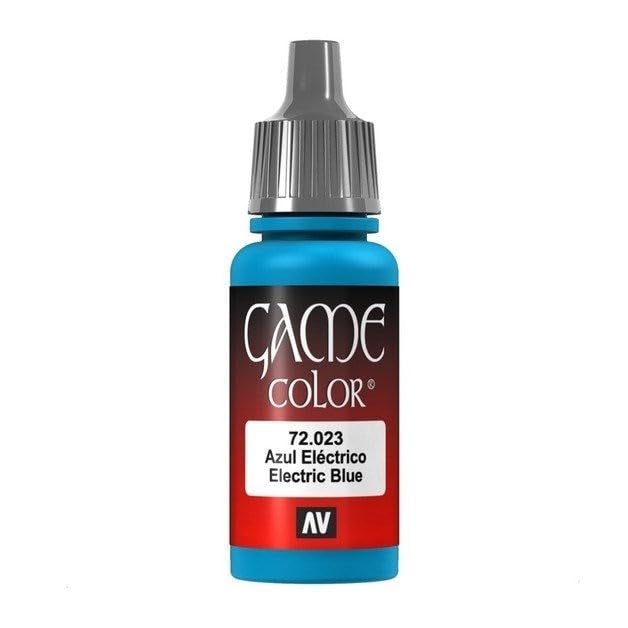 Vallejo Game Color Electric Blue Paint, 17ml