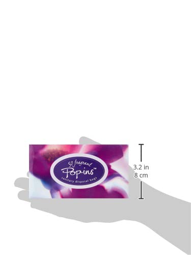 Polylina Pop-Ins Sanitary Disposal Bags 50,Purple