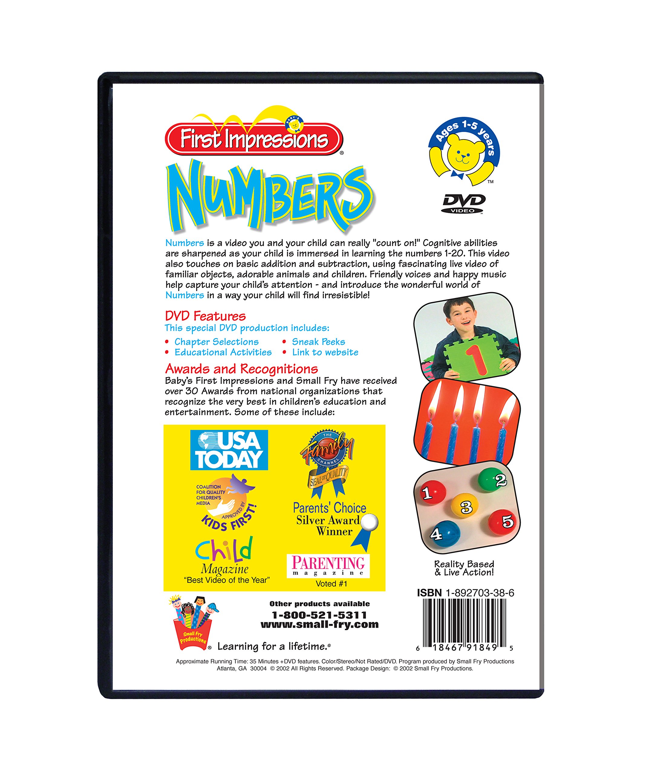 Baby's First Impressions: Numbers DVD