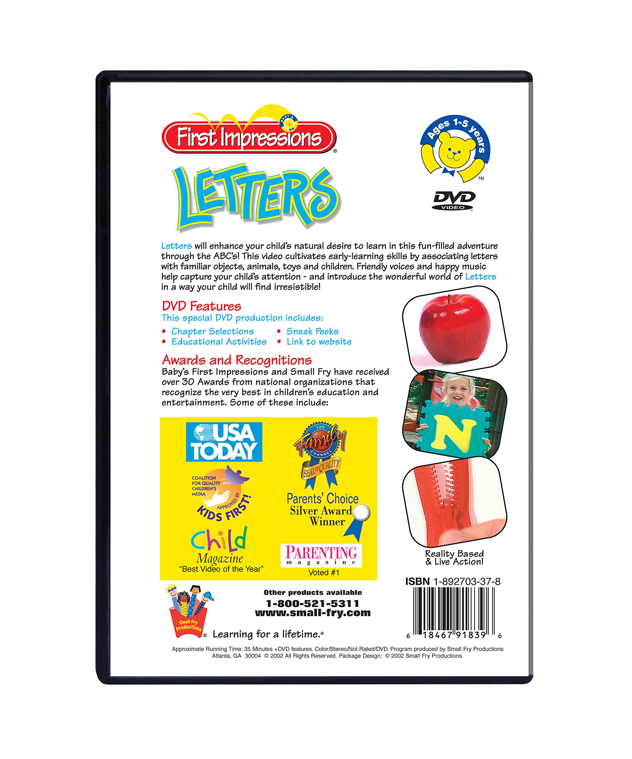 Baby's First Impressions: Letters DVD