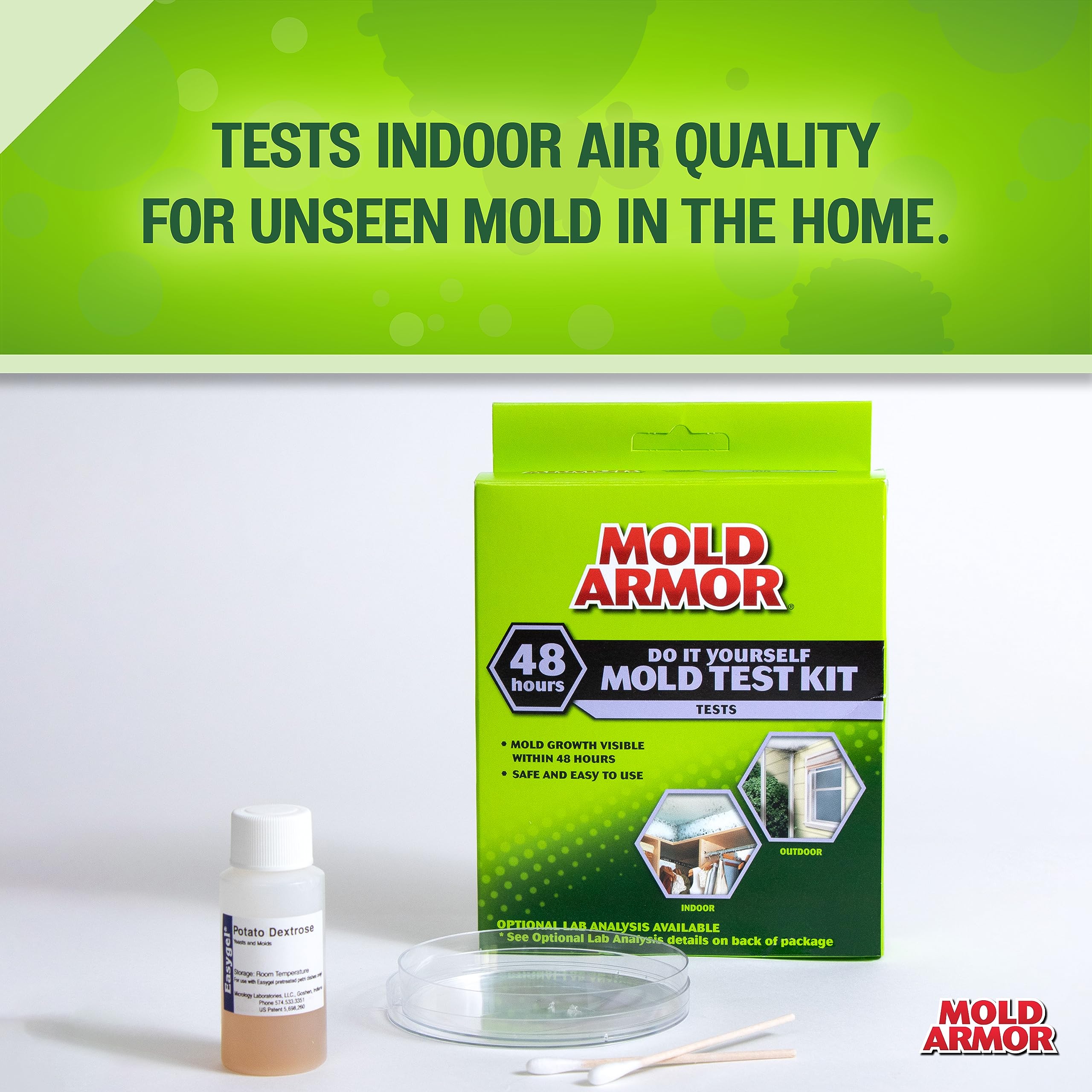 Mold Armor FG500 Do It Yourself Mold Test Kit , Gray