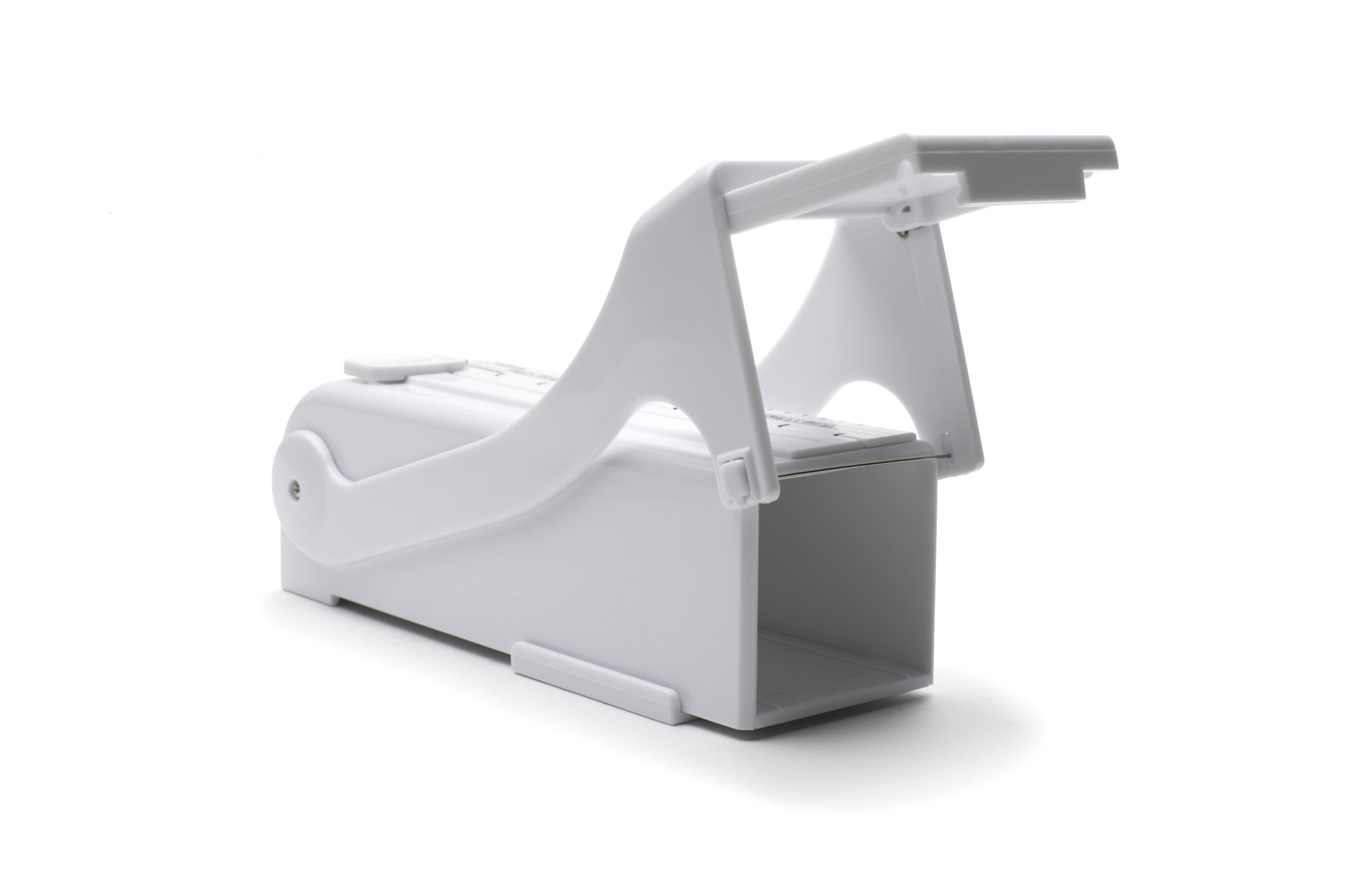 KitchenArt Buttermate Butter Cutter Slicer, Measuring Dispenser and Keeper, White
