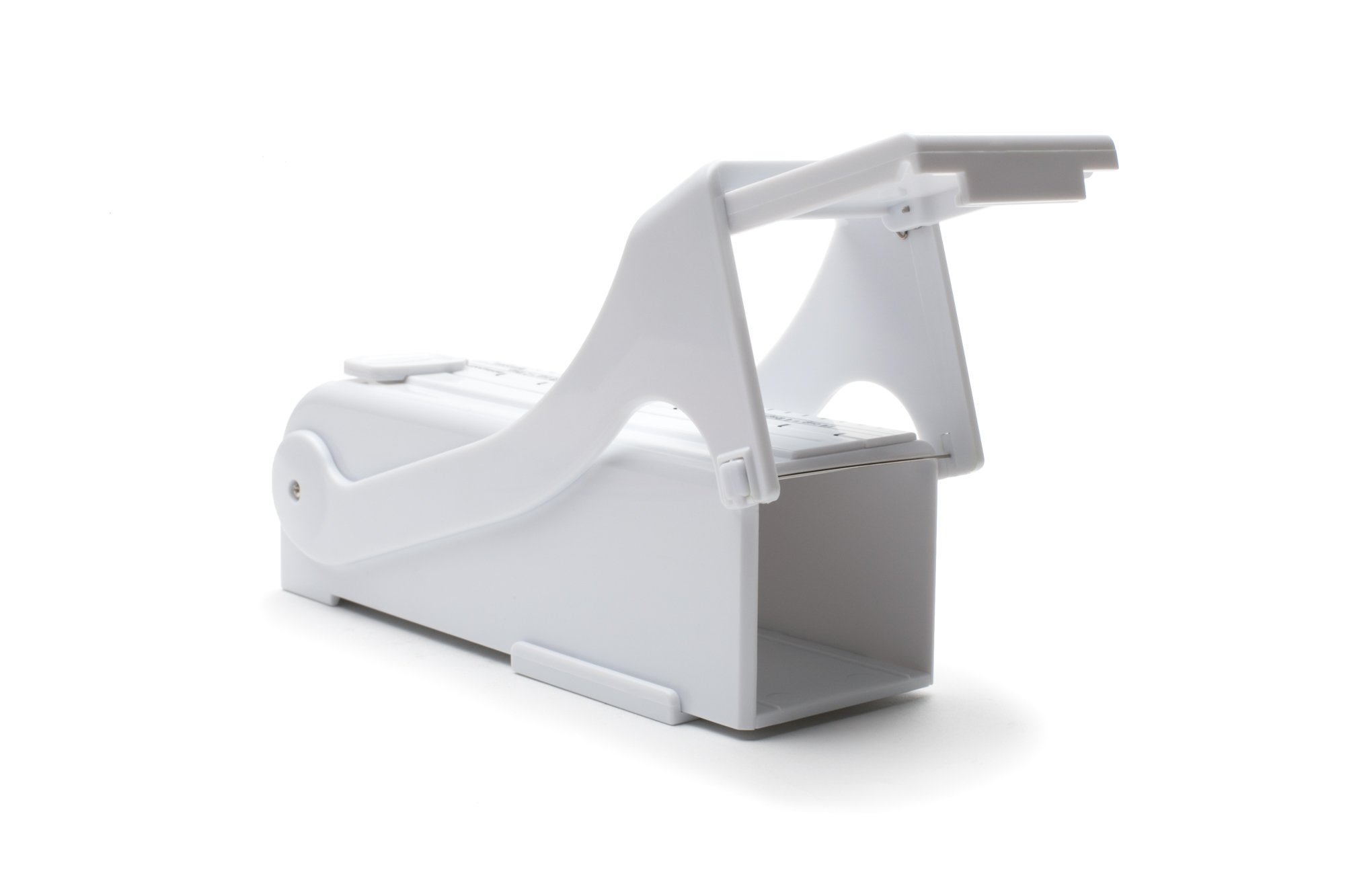KitchenArt Buttermate Butter Cutter Slicer, Measuring Dispenser and Keeper, White