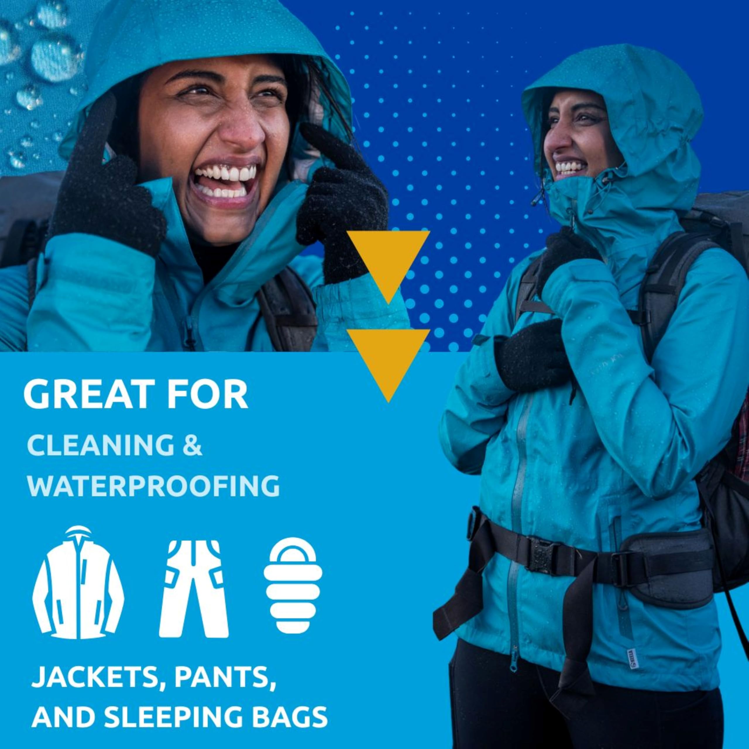Nikwax Hardshell Cleaning & Waterproofing DUO-Pack, One-Color 20 oz. / 600ml