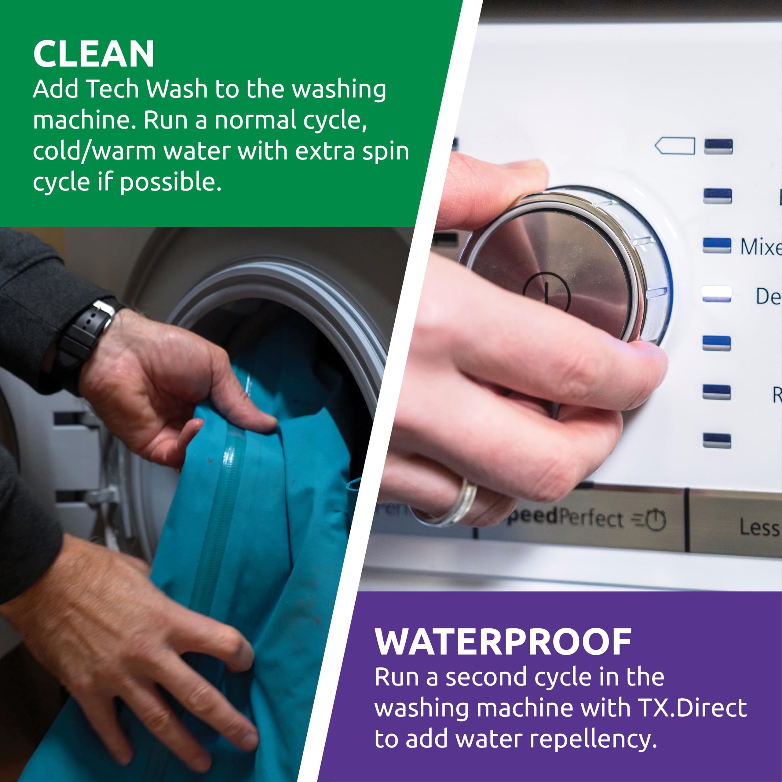 Nikwax Hardshell Cleaning & Waterproofing DUO-Pack, One-Color 20 oz. / 600ml