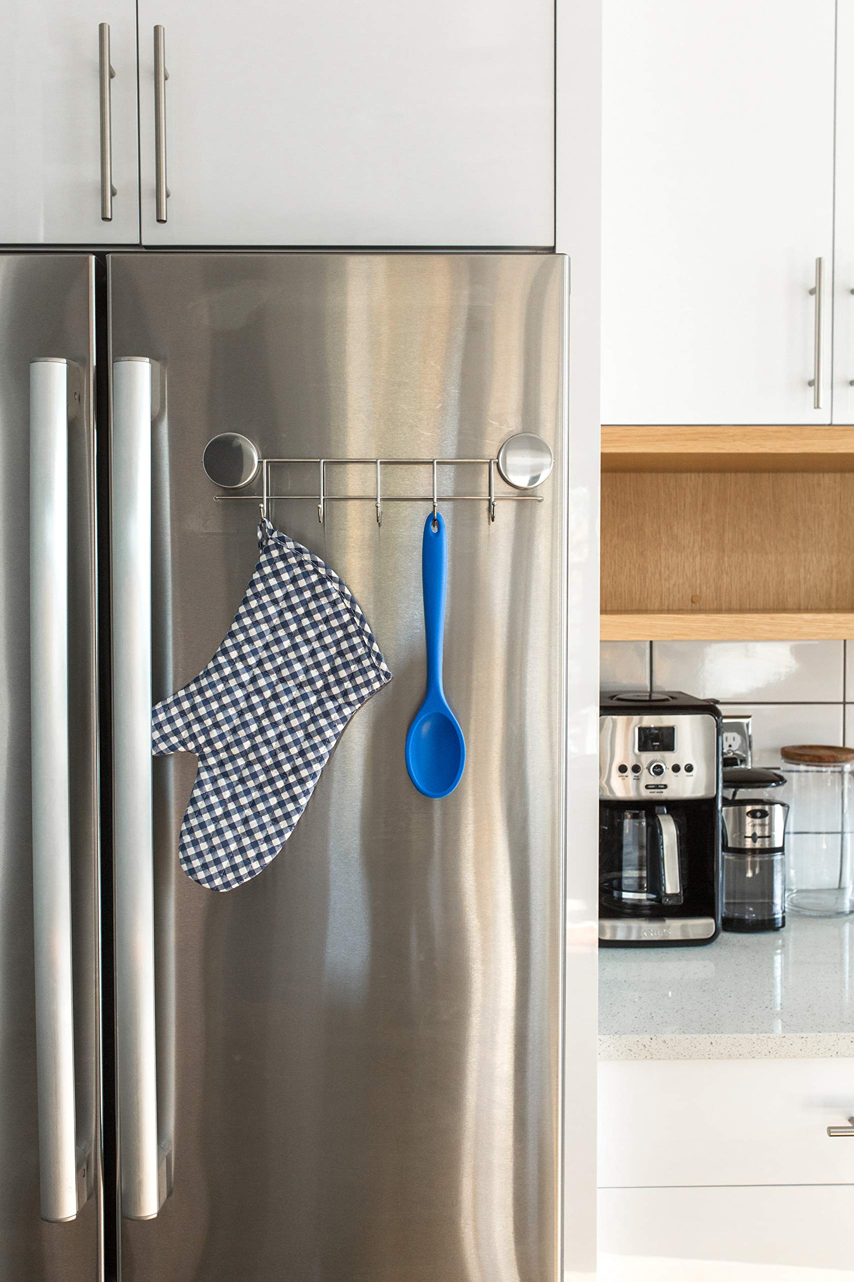 Better Houseware 2408 Magnetic Hook Rack, Stainless