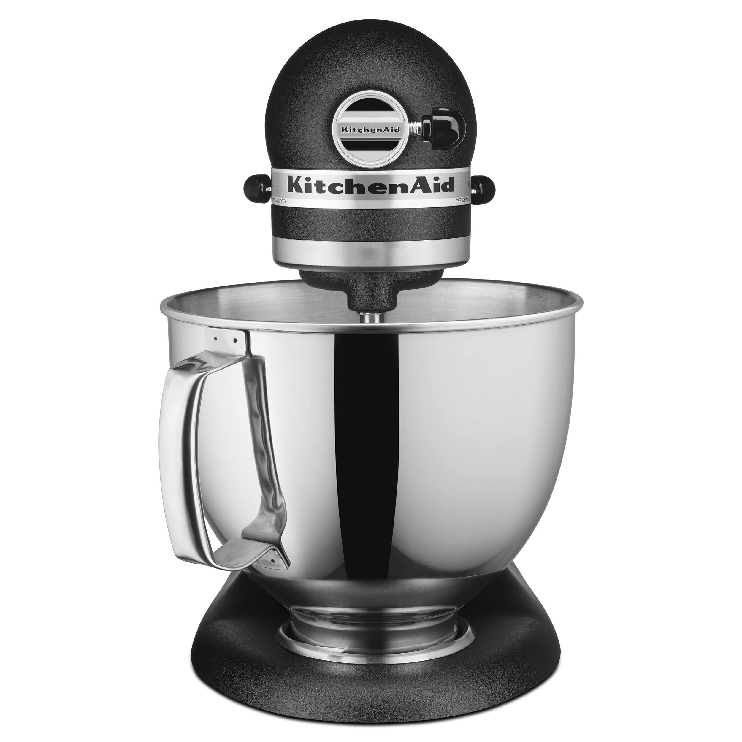 KitchenAid RRK150BK 5 Qt. Artisan Series Stand Mixer - Imperial Black (Renewed)