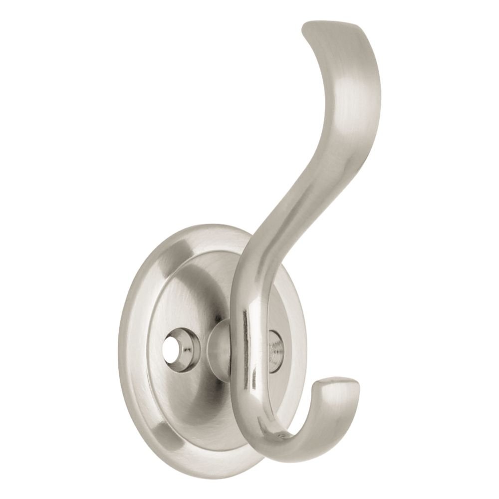 Franklin Brass Coat and Hat Hook with Round Base, Single