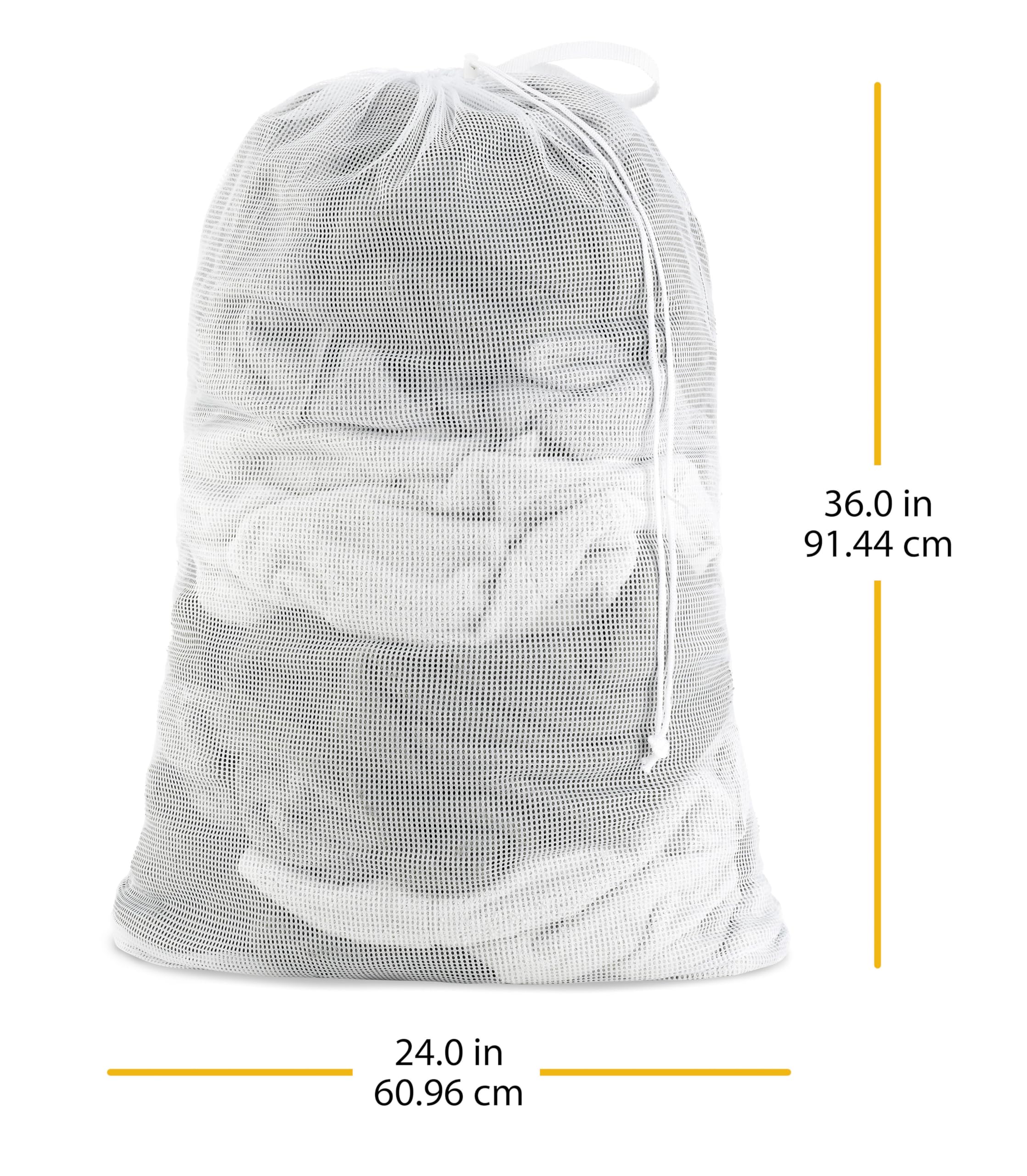 Whitmor Mesh Laundry Bag - White, 6154-111