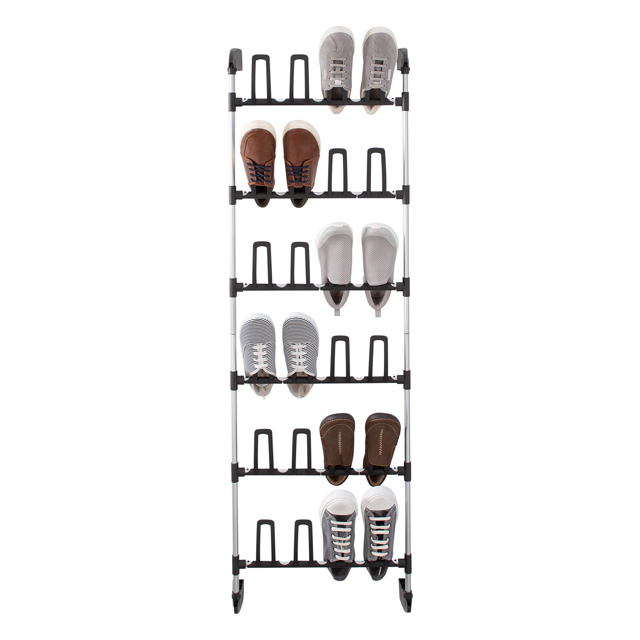 Neu Home Organize It All Over The Door 12-Pair Shoe Storage Rack
