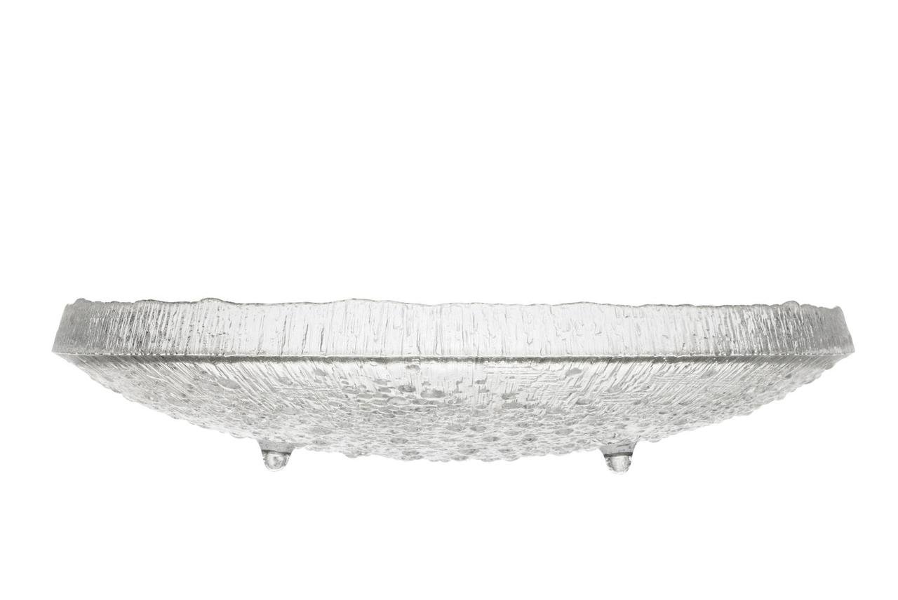 iittala Ultima Thule Certerpiece Bowl / Platter 14.56" Clear Glass