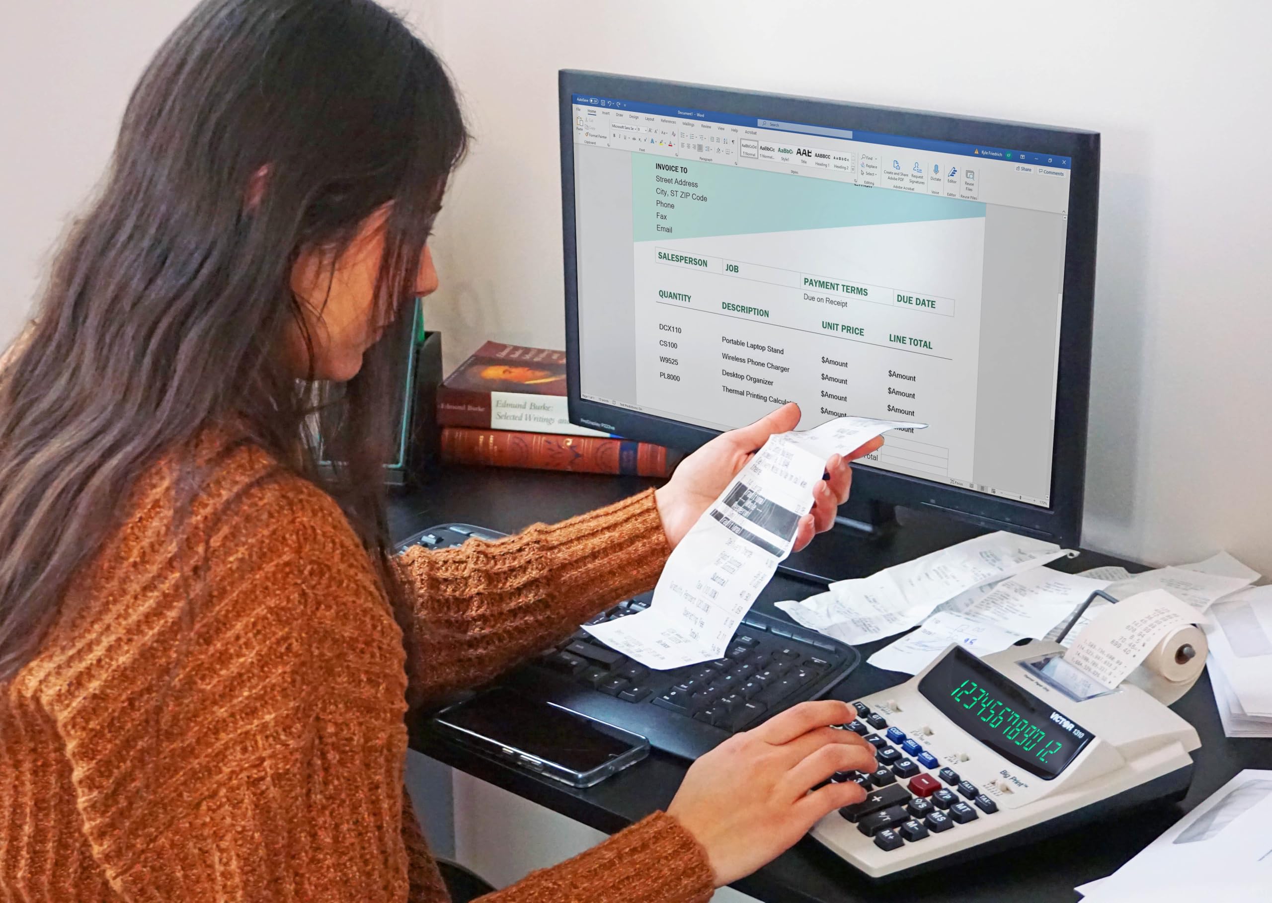 Victor 1310 Big Print™ Commercial Printing Calculator