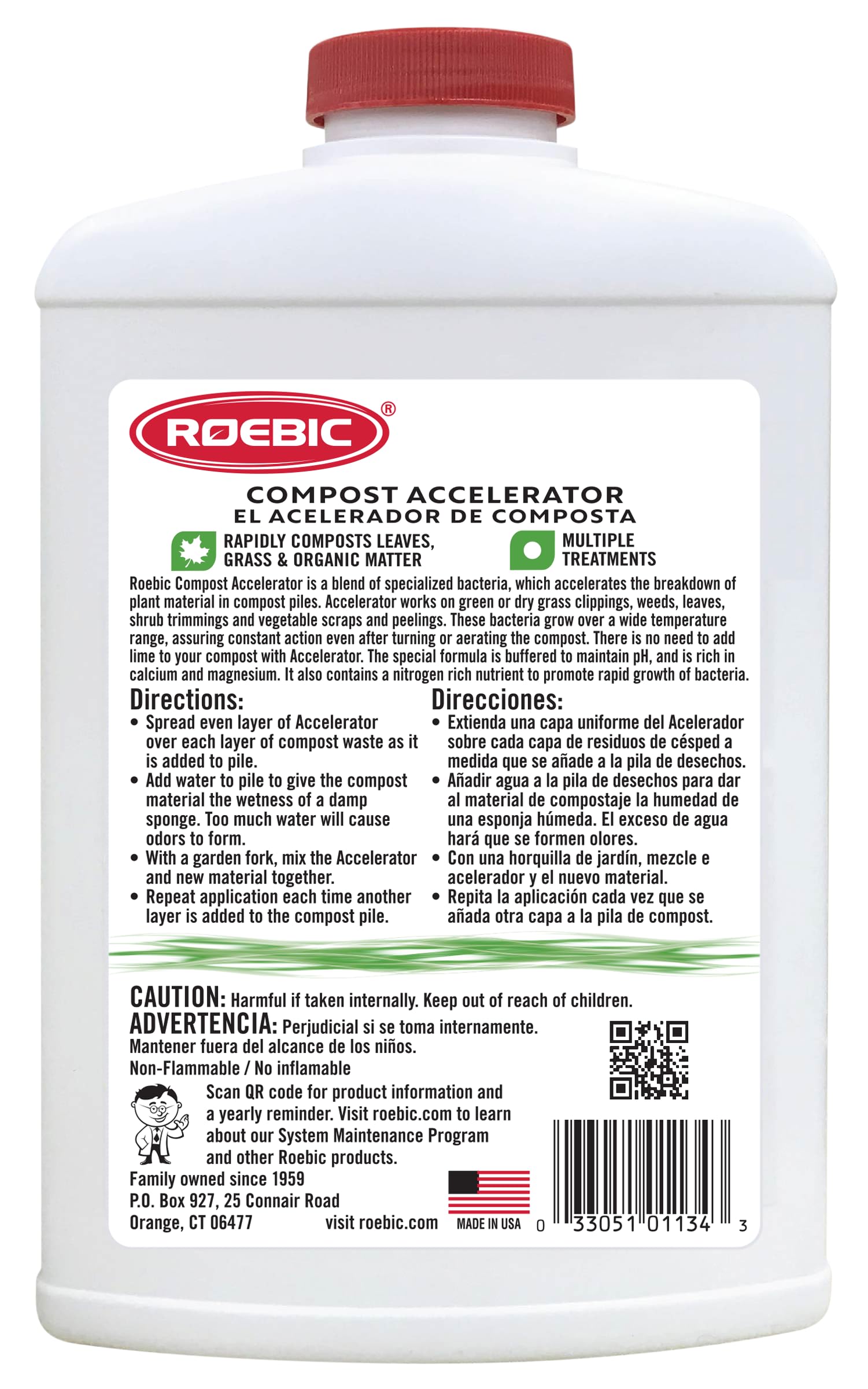 Roebic CA-1 Bacterial Compost Accelerator, 2.5 LBS
