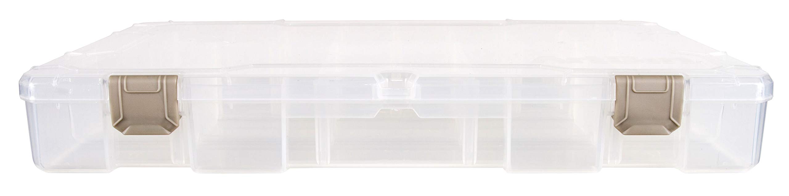 ArtBin 5004AB Large Solutions Box with Dividers, Art & Craft Organizer, [1] Plastic Storage Case, Clear