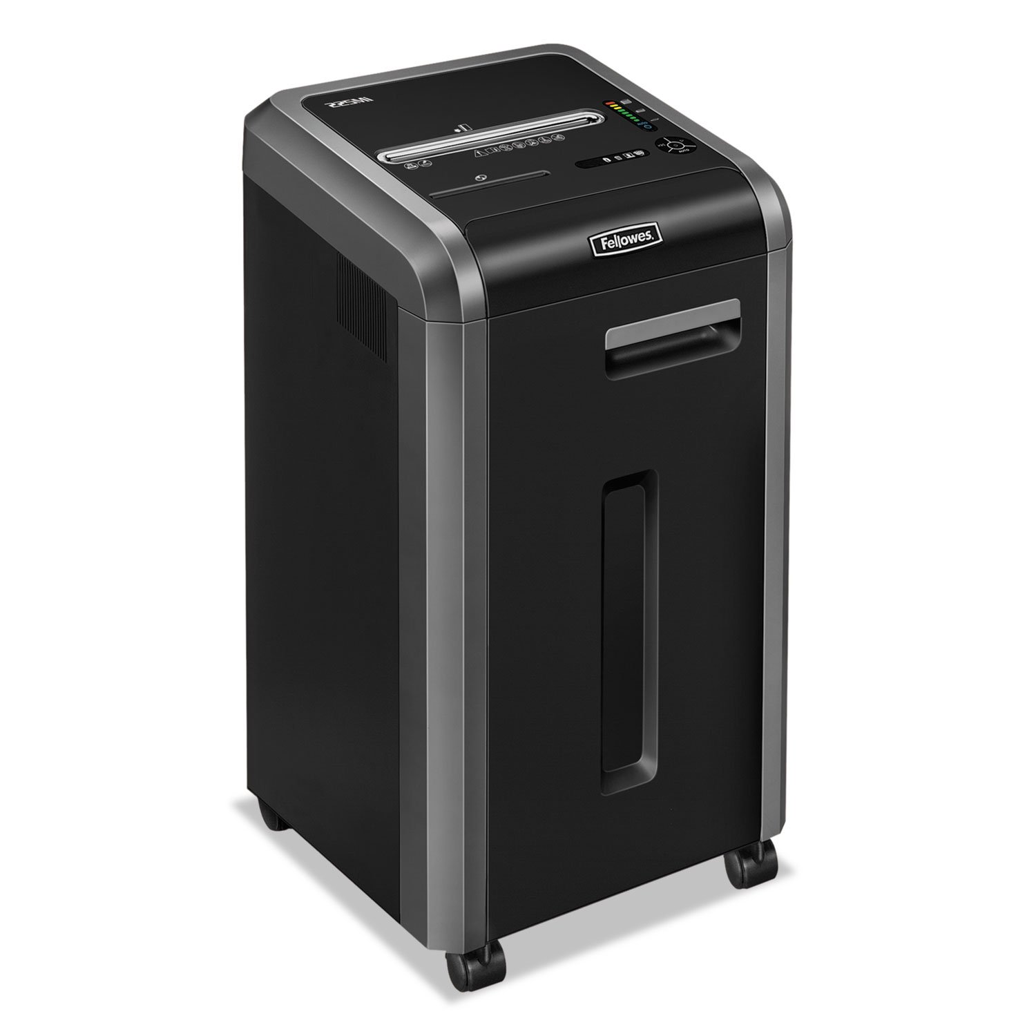 Fellowes Powershred 225Ci Shredder | 100% Jam Proof, 20-Sheet, Cross-Cut, Commercial Grade | 3825001 Model, Black