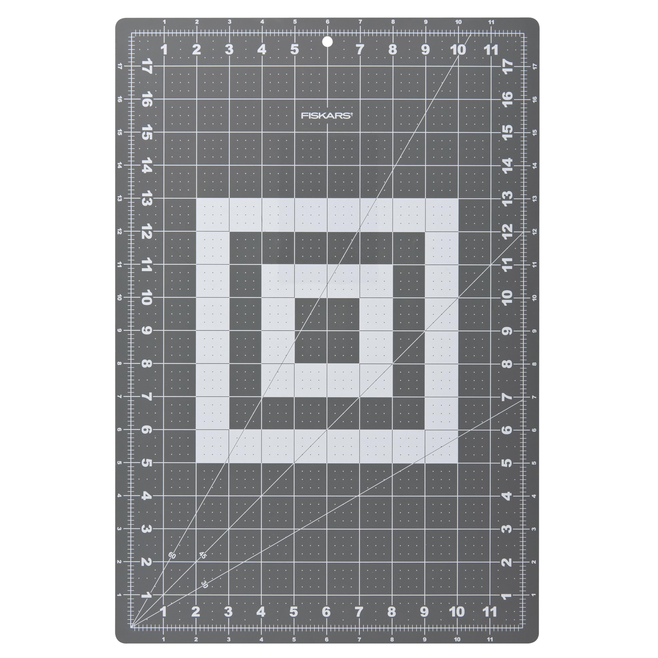 Fiskars 12x18 Inch Cutting Mat (12-83707097J) , Gray