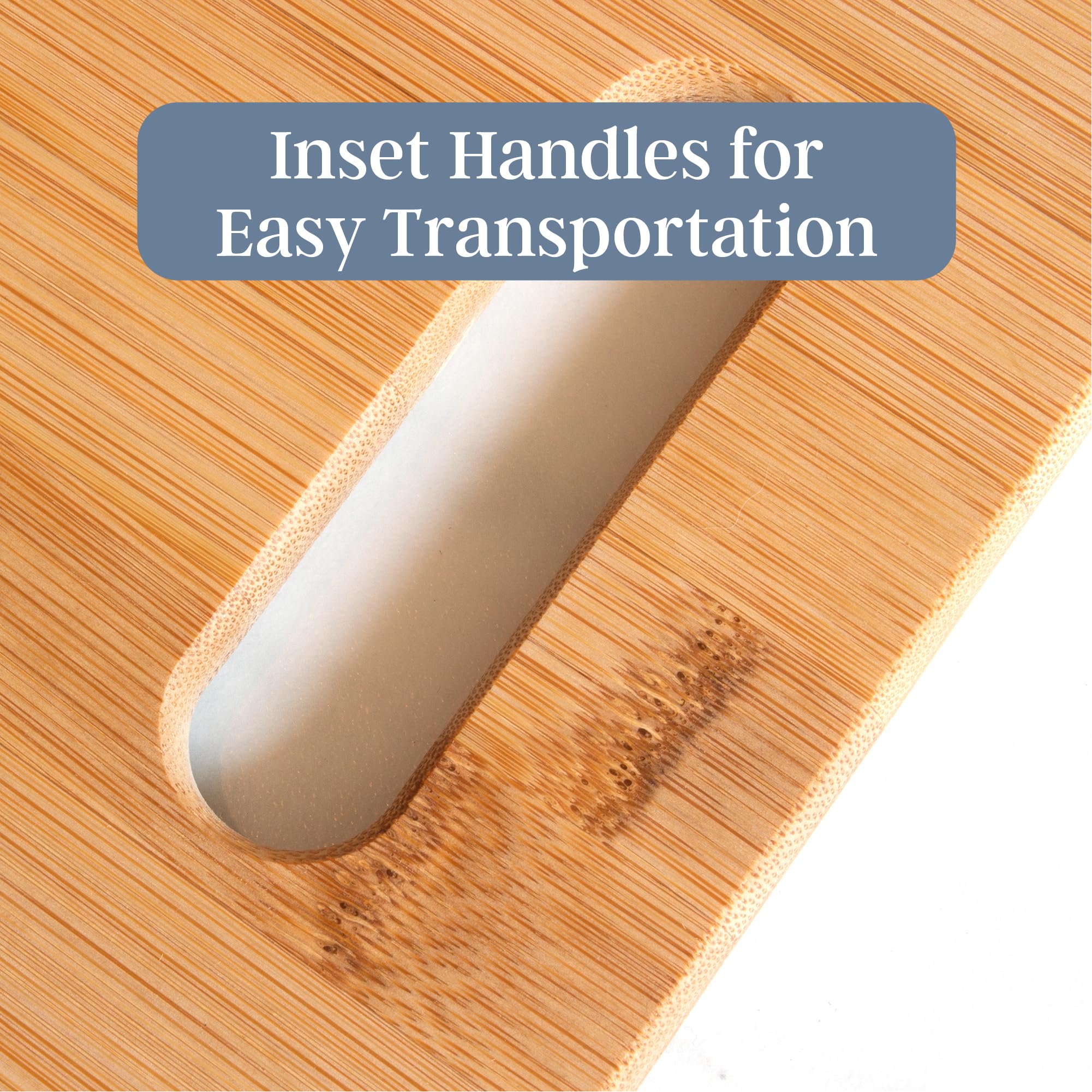 Totally Bamboo 3-Piece Bamboo Wood Cutting Board Set, 3 Assorted Sizes