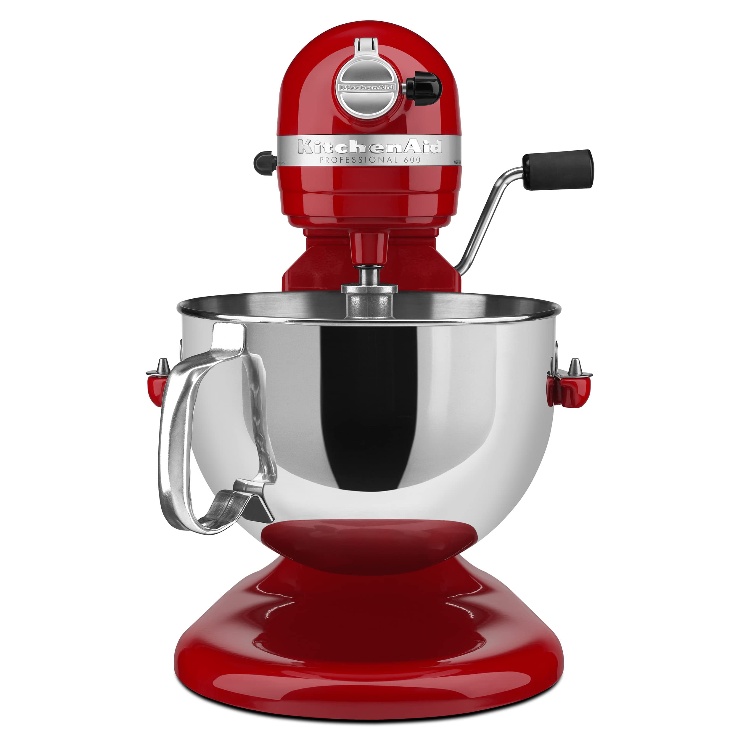 KitchenAid KP26M1XER 6 Qt. Professional 600 Series Bowl-Lift Stand Mixer - Empire Red