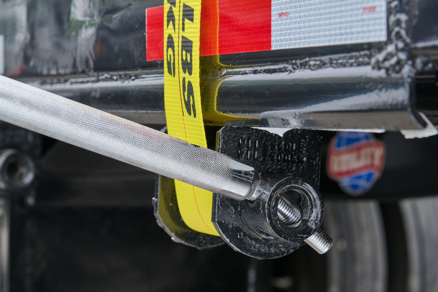 KEEPER - 36” Winch Bar, Chrome - Use with Bolt-On or Weld Style Deep Storage Winch