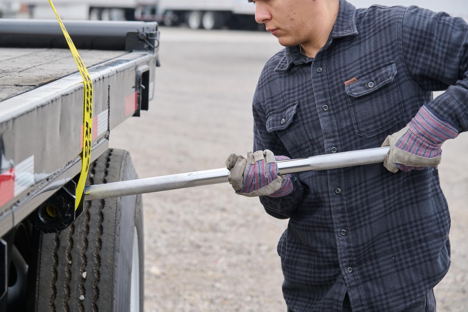 KEEPER - 36” Winch Bar, Chrome - Use with Bolt-On or Weld Style Deep Storage Winch