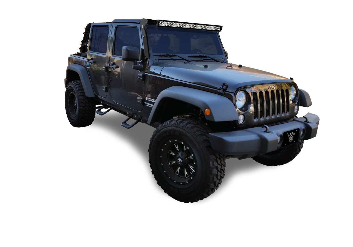 Carr 102521-1 Hoop II XP3 Black Powder Coated Step