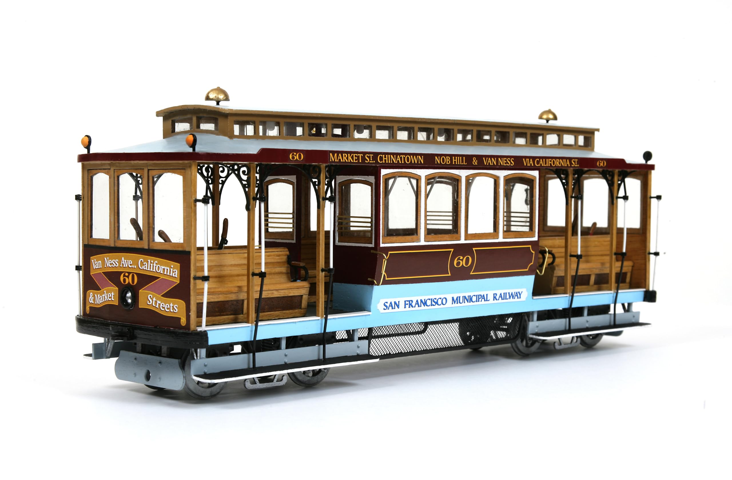 Occre San Francisco No.60 Cable Car (Street Car) Wooden Model Kit