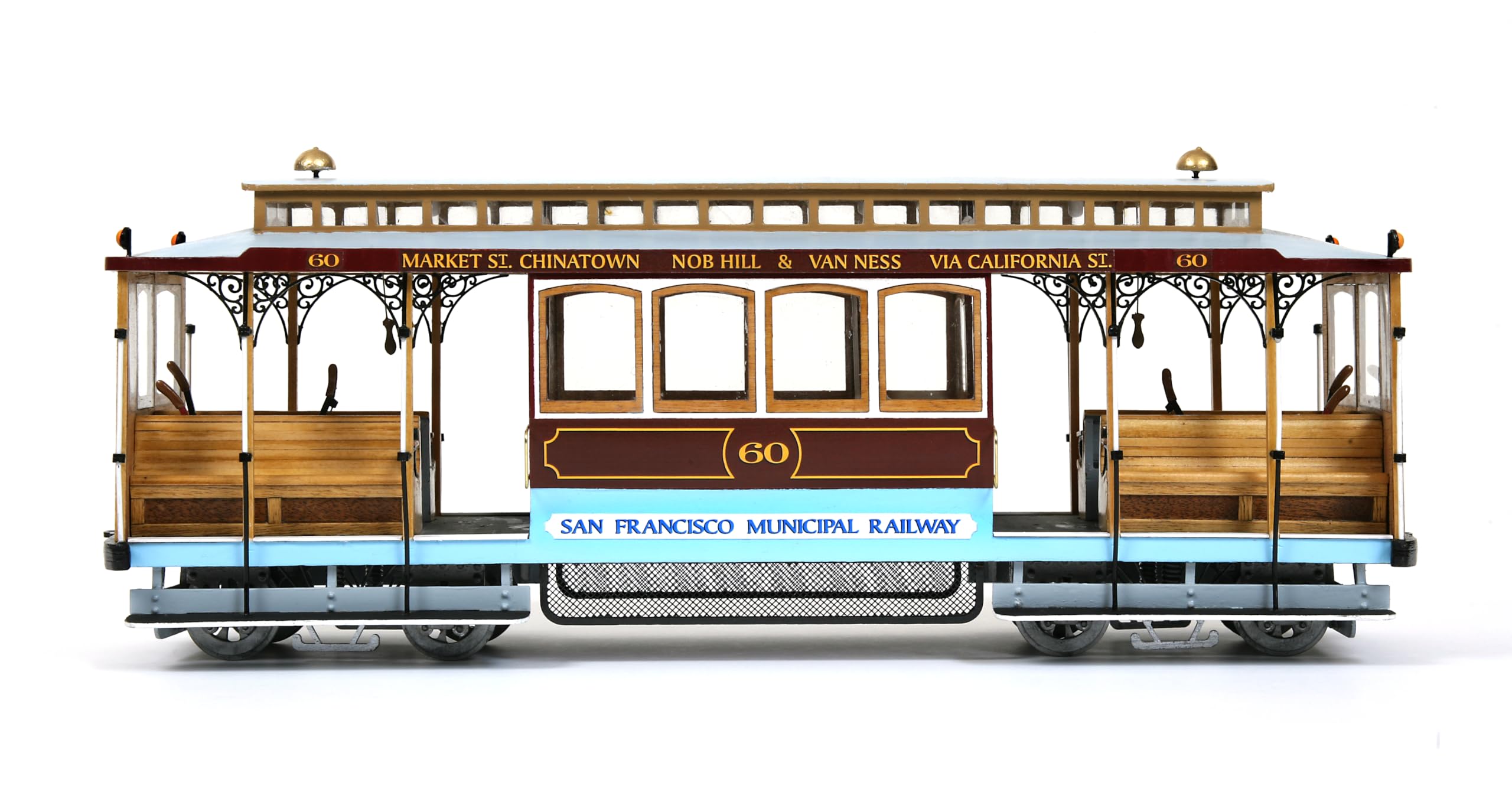 Occre San Francisco No.60 Cable Car (Street Car) Wooden Model Kit